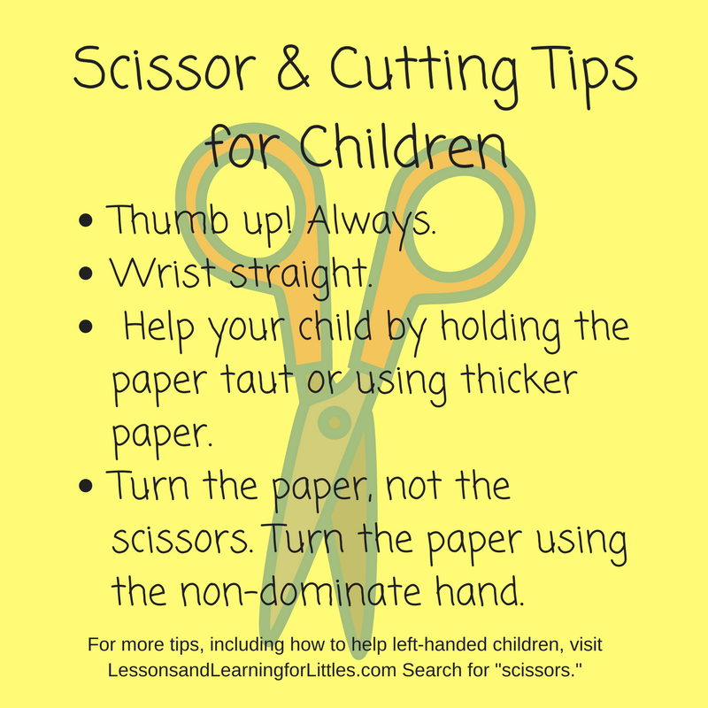 8 Tips For Teaching Scissor Skills Lessons And Learning For Littles